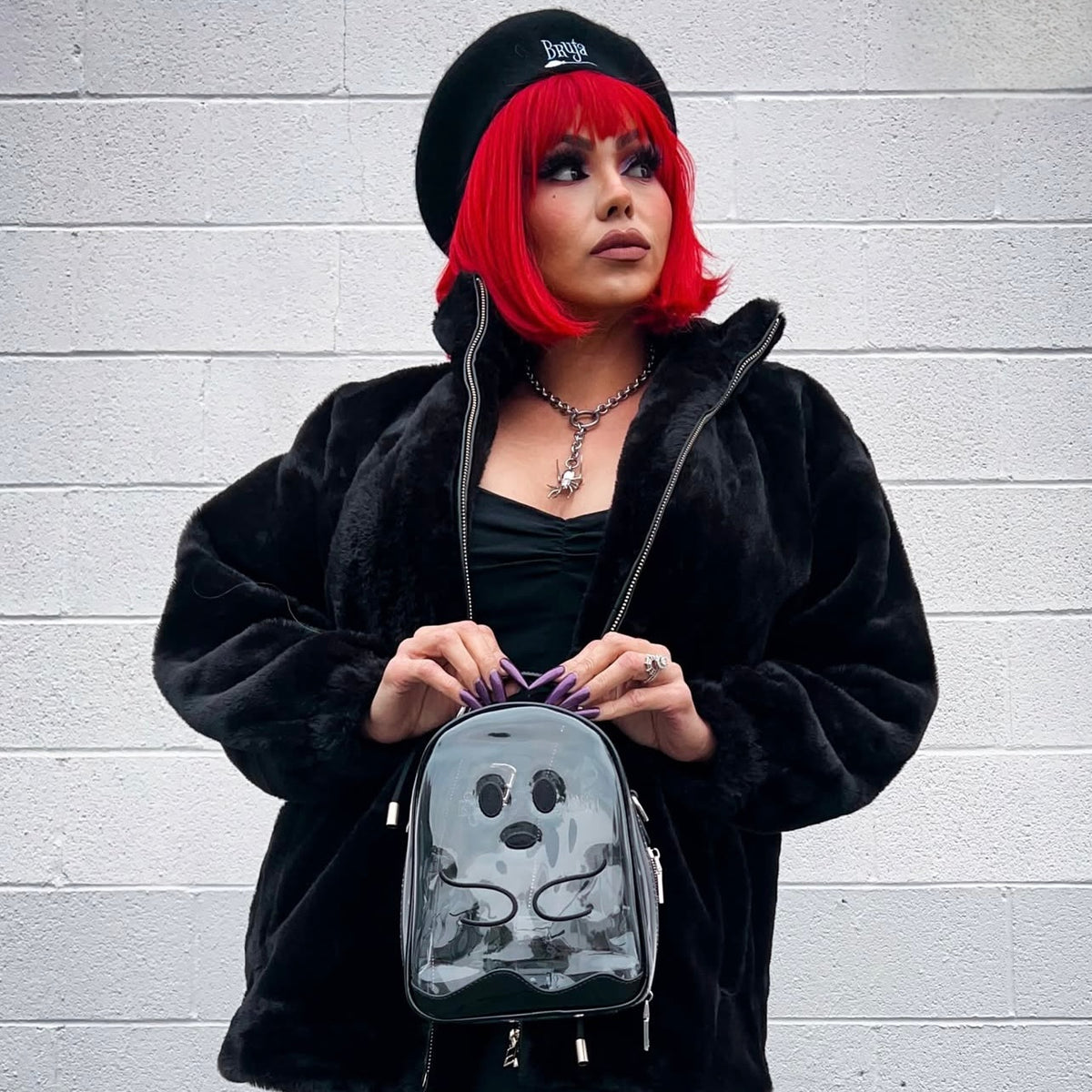 Ghostavo bag (Clear) – Backstitch Bruja