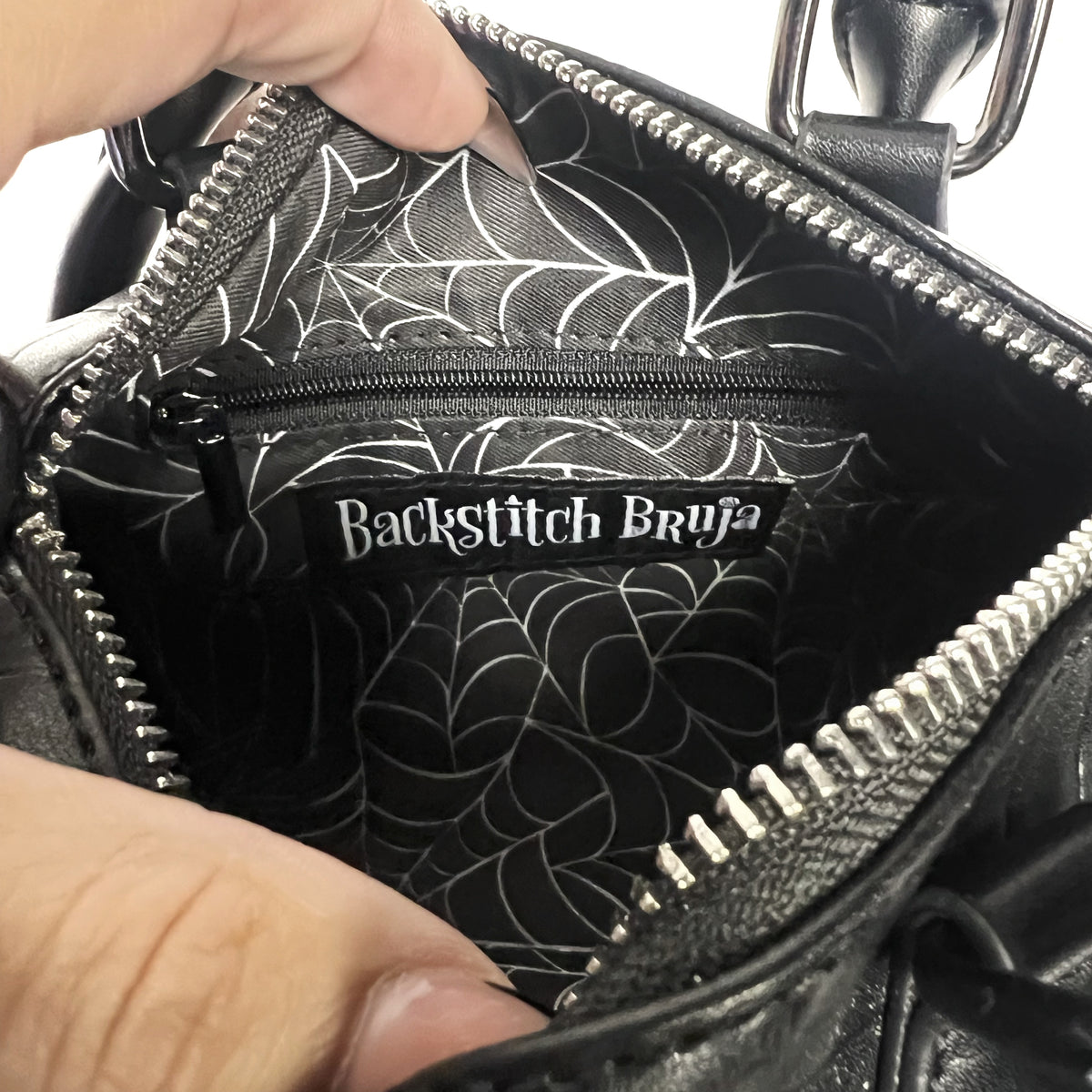 Widow Mini Satchel bag – Backstitch Bruja